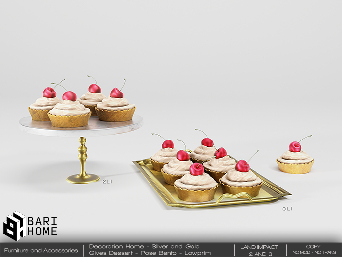 Second Life Marketplace - [BARI HOME] Cherry Pie Dessert